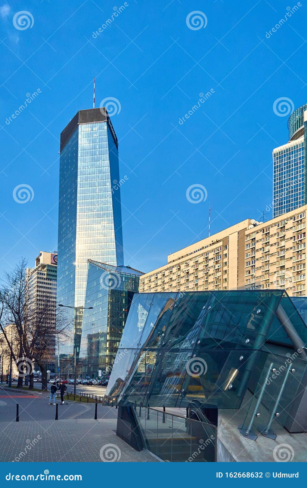 Warsaw, Poland - March 05, 2017: Q22 is a Neomodern Office Building ...