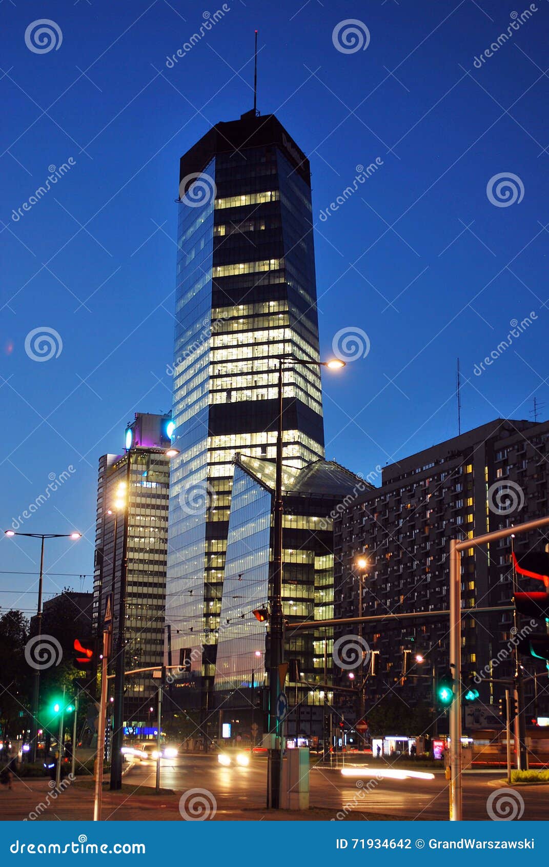 Warsaw Poland, May 2016.Q22 Building Editorial Photography - Image of ...