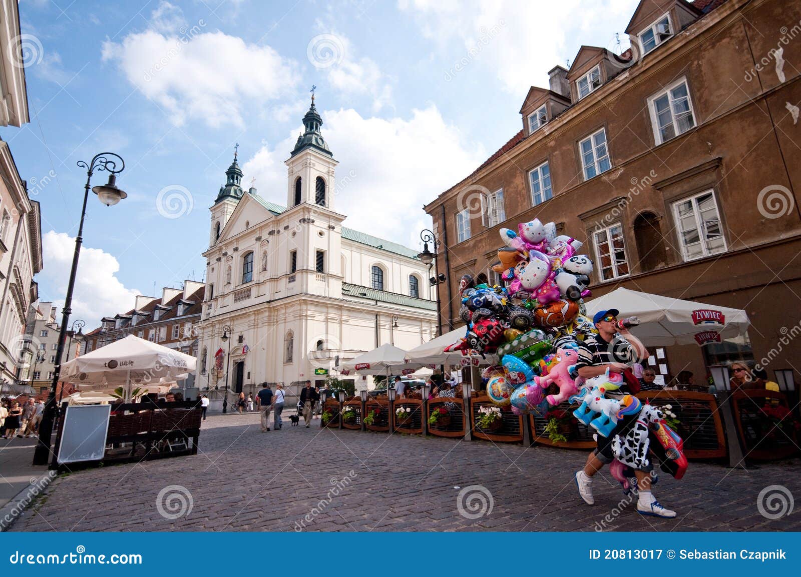 Warsaw, Poland - Front View Of The Mostowski Palace, Historic ...
