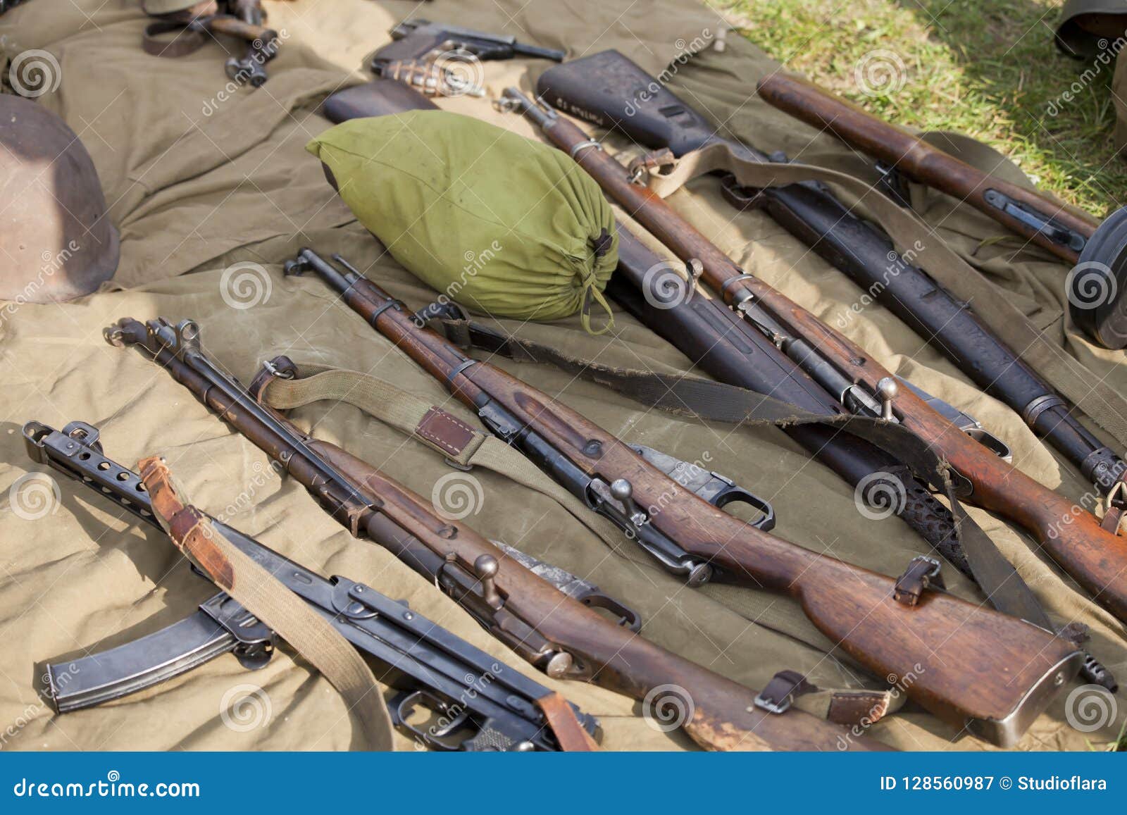 Multiple Military Vintage Objects during the Second Battle ...