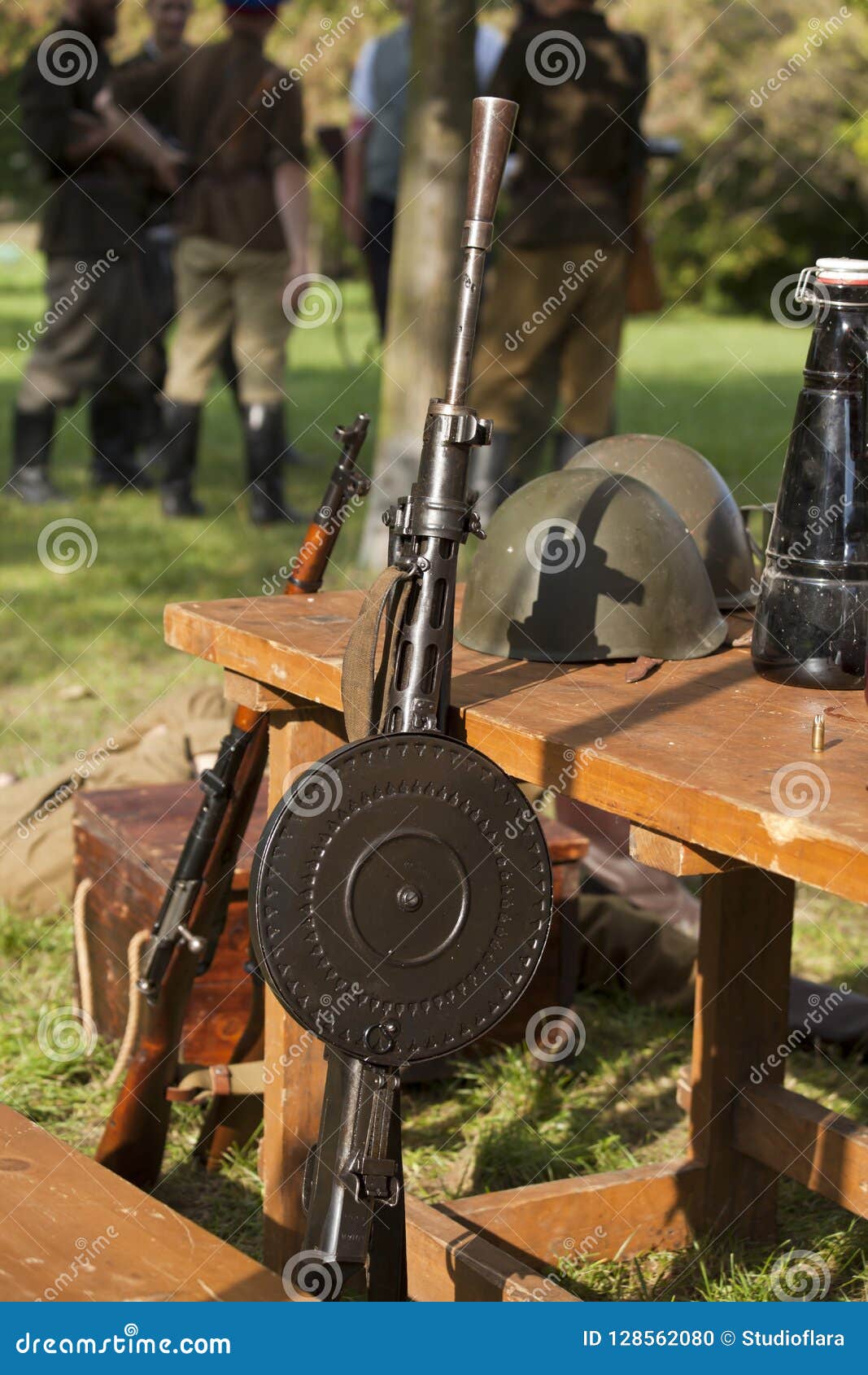 Multiple Military Vintage Objects During The Second Battle ...