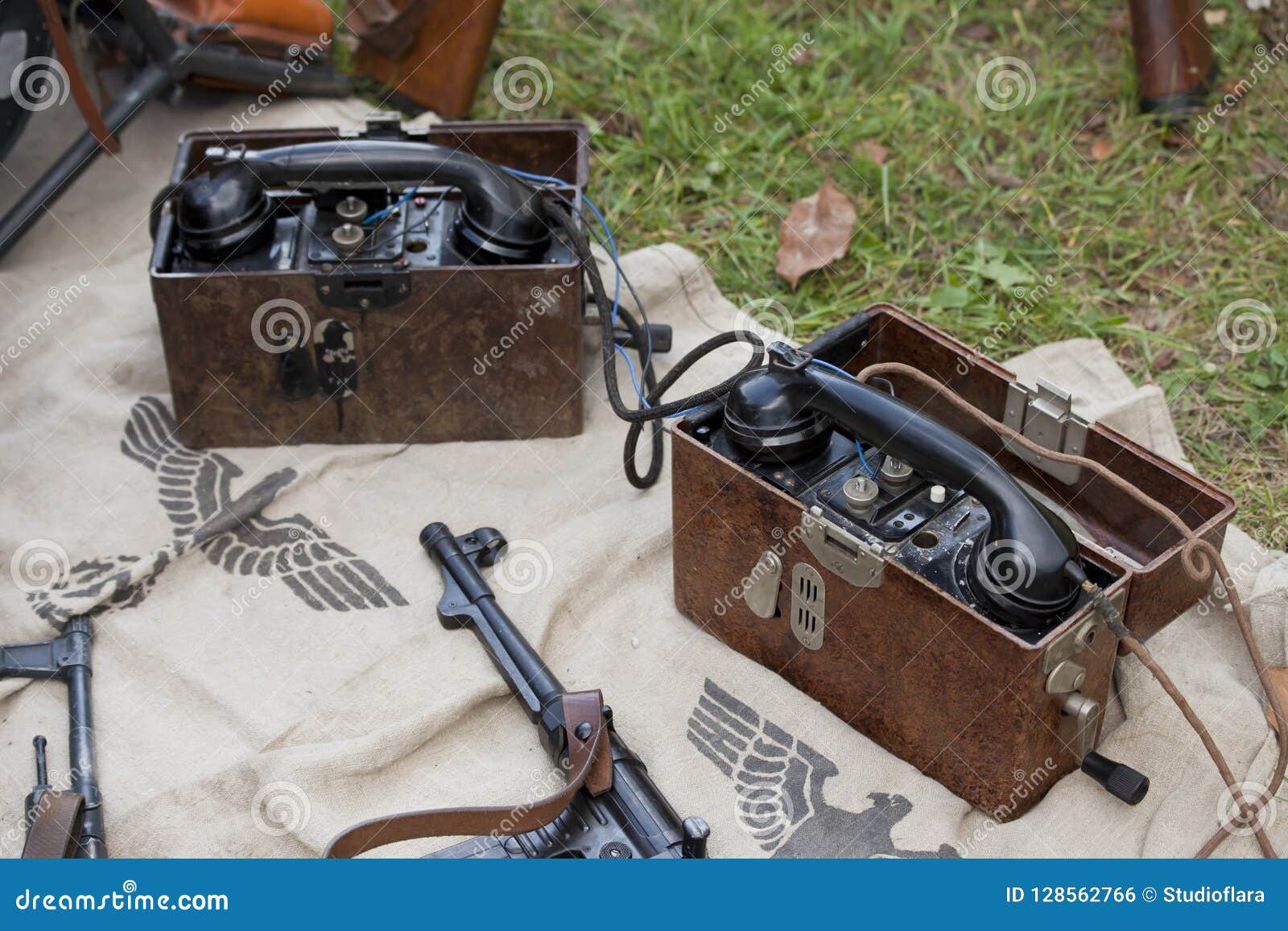 Multiple Military Vintage Objects during the Second Battle ...