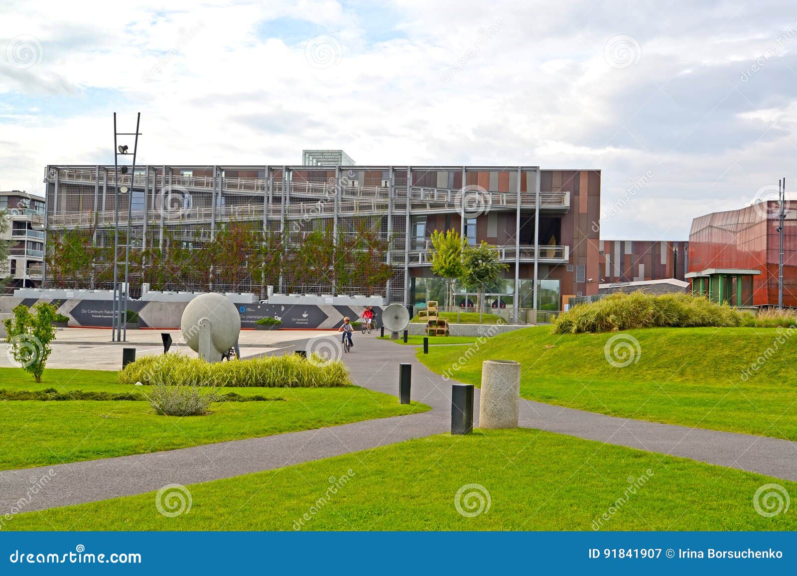 WARSAW, POLAND. View of the Building of the Center of Science of ...