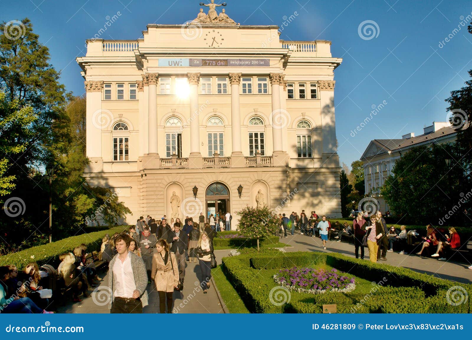Warsaw University Library, Poland Editorial Stock Image - Image of ...