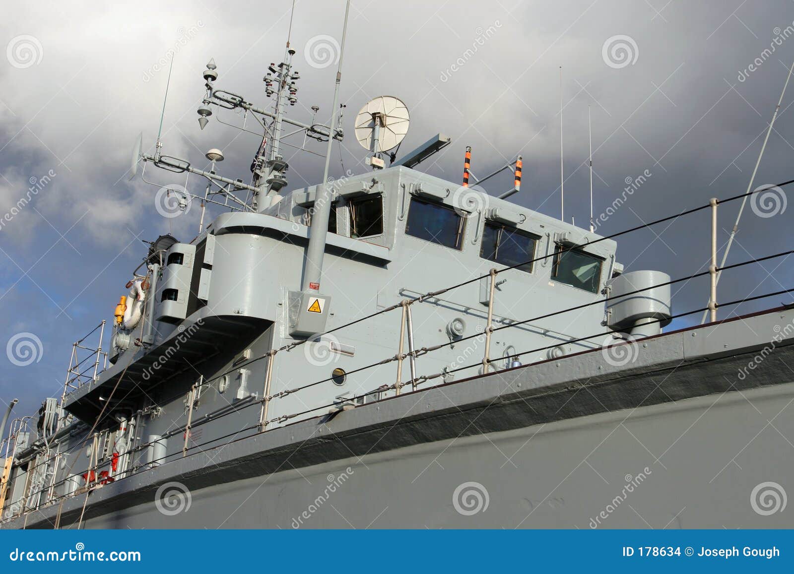 Warship stock photo. Image of ship, destroyer, navy, guard - 178634