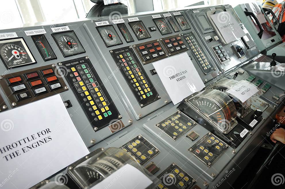 Warship control bridge stock image. Image of defend, compass - 31484605