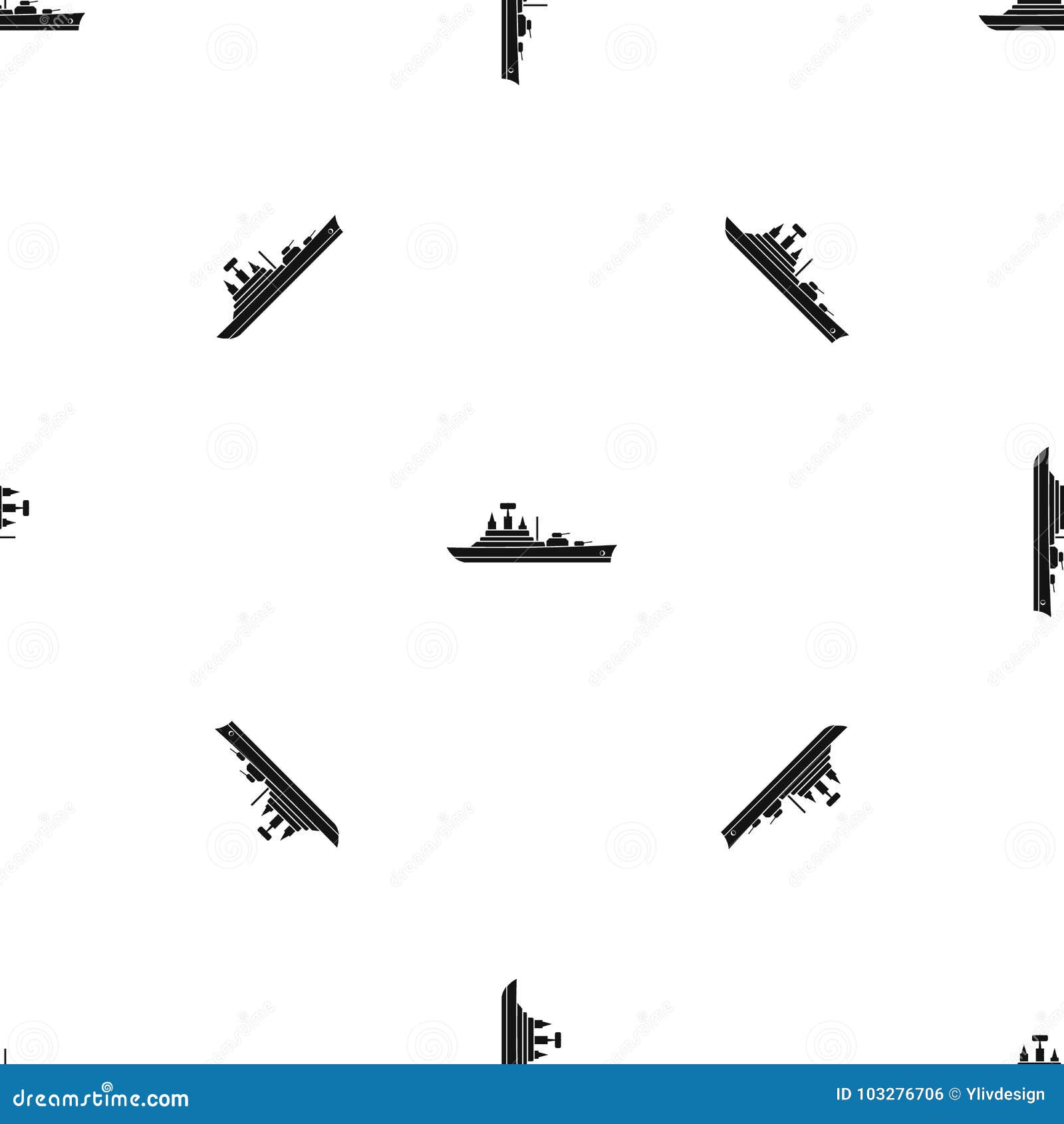 Warship Black Silhouette. Destroyer Ship. Navy Force Logo Vector ...