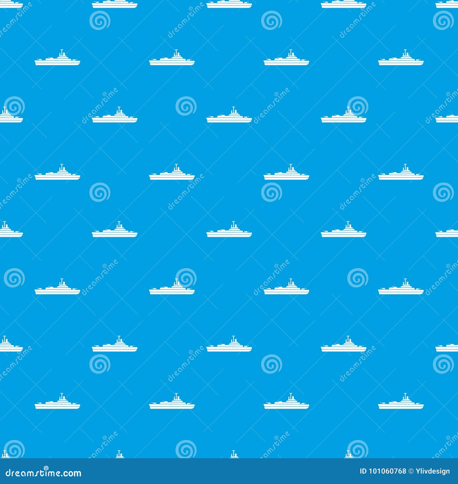 Warship Pattern Seamless Blue Stock Vector - Illustration of protection ...