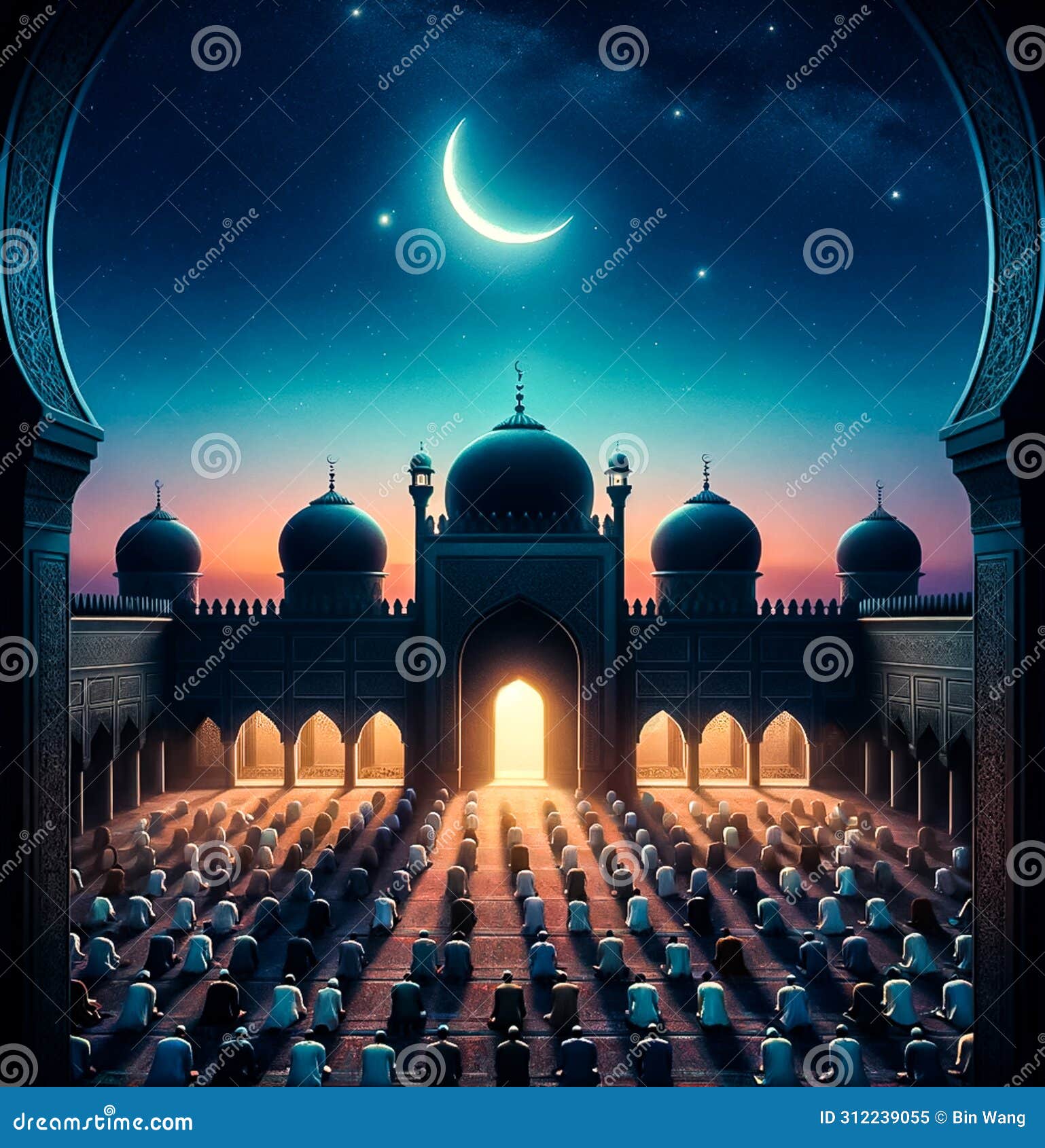 Warship and Respect stock illustration. Illustration of muslim - 312239055