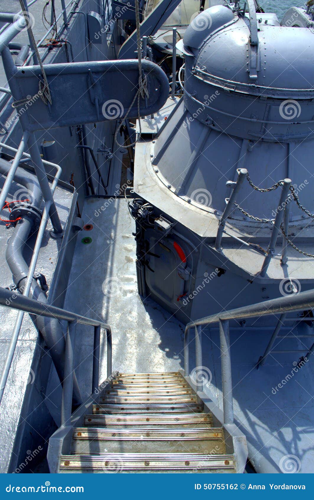 Warship stairs stock photo. Image of deck, forces, gunship - 50755162