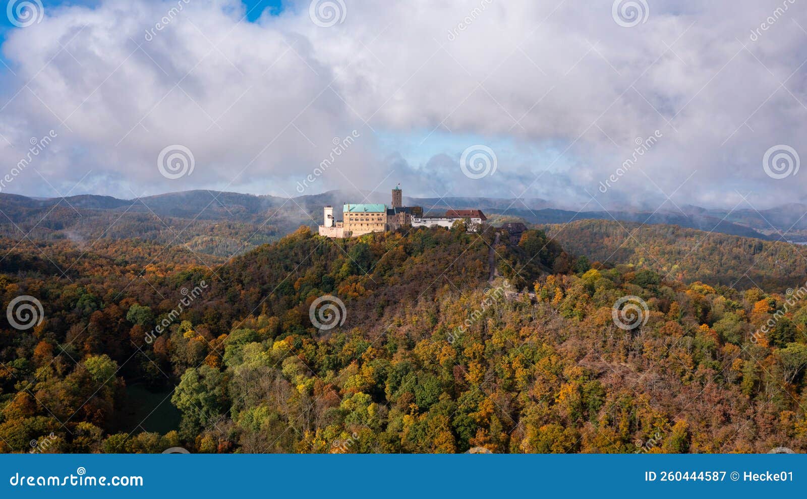Wartburg Castle at Eisenach in the Thuringian Forest Stock Image ...