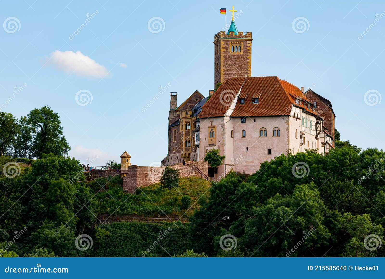 Wartburg Castle in Thuringia Germany Stock Photo - Image of europe ...