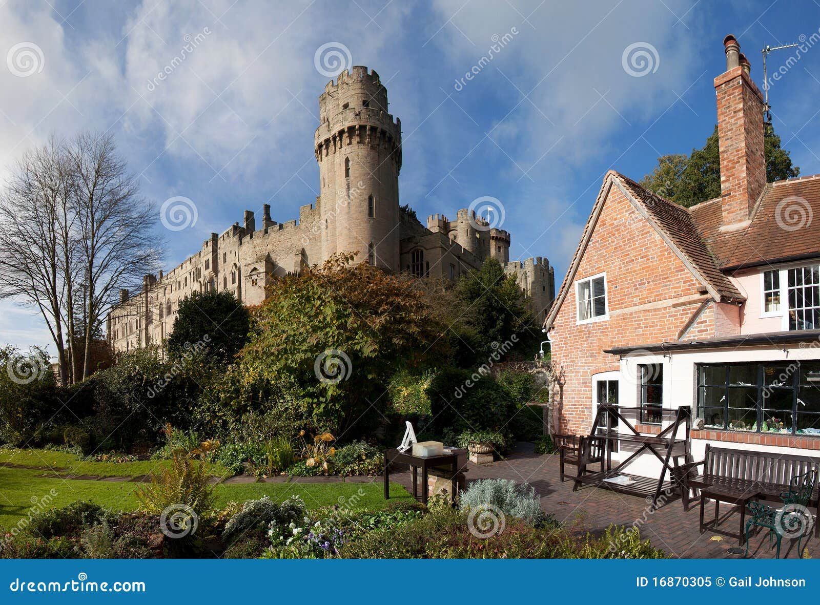 Warwick castle stock image. Image of ancient, warwick - 16870305