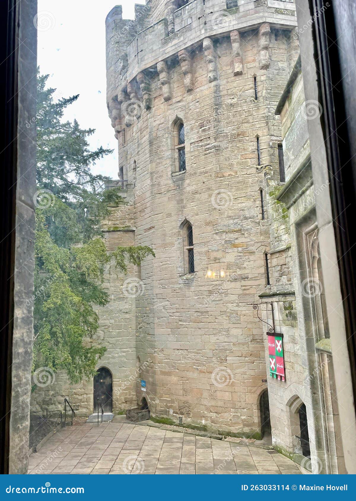 Warwick Castle England stock photo. Image of waterway - 263033114