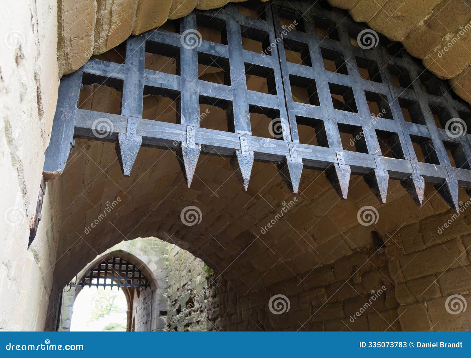 Warwick Castle Gate - II - Midlands - England Stock Image - Image of ...