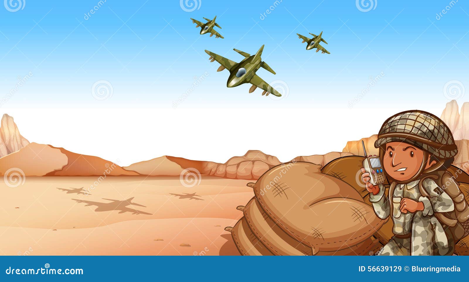 Warzone illustration de vecteur. Illustration du horizontal - 56639129