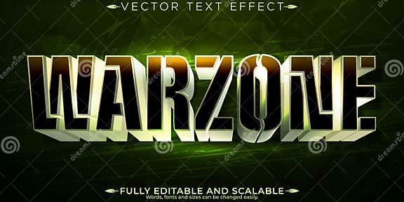 Warzone Metallic Text Effect Editable Warrior and Knight Text Style ...