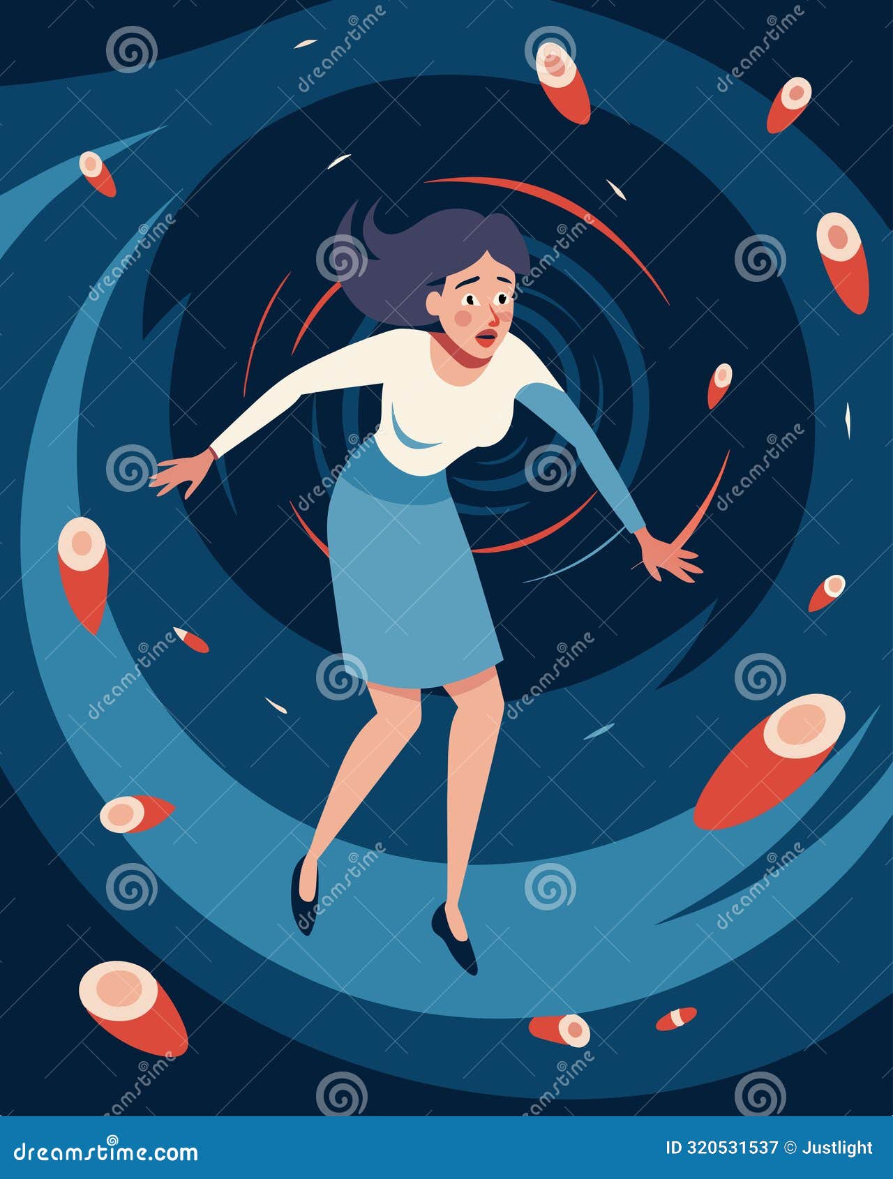 Pulling In Different Directions Royalty-Free Cartoon | CartoonDealer ...