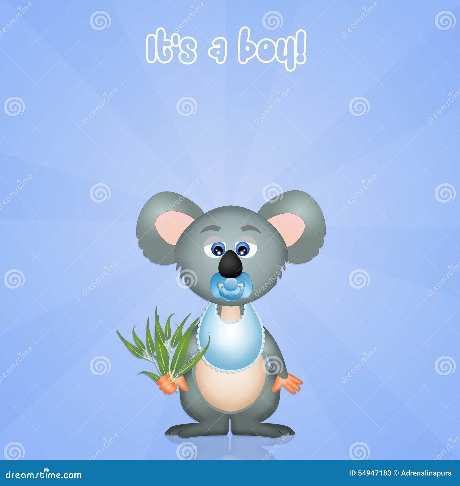 Was born a male stock illustration. Illustration of born - 54947183