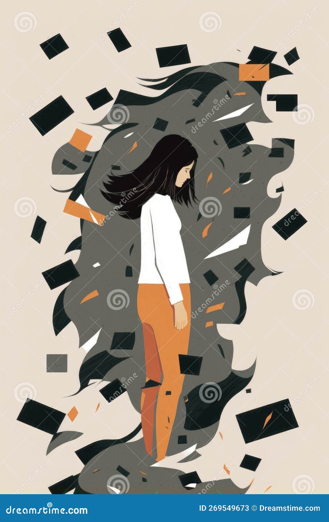 She Was Feeling Overwhelmed by the Changes in Her Life, Feeling Like ...