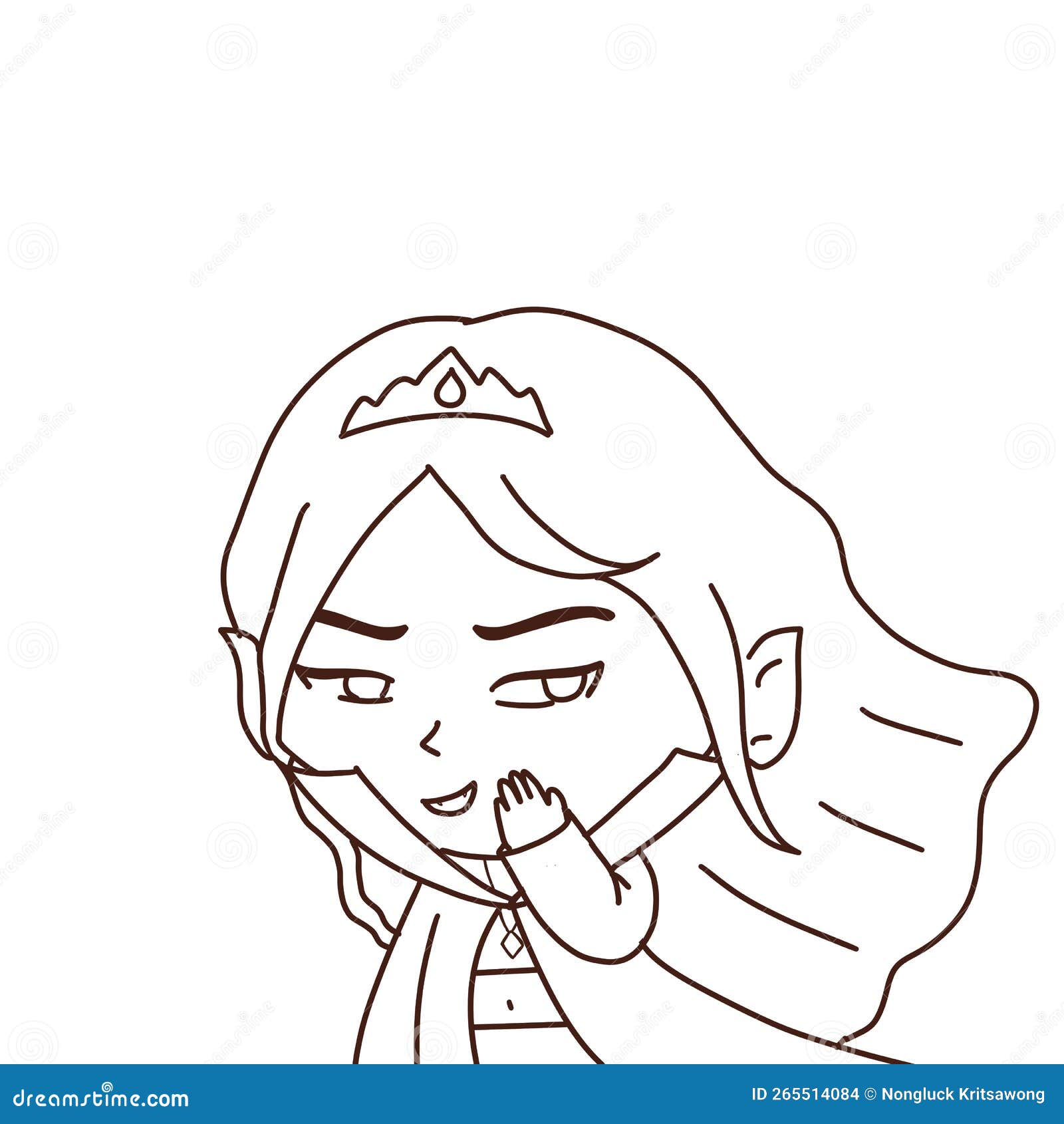 Young Vampire Halloween Woman Portrait On A Black Background. Elegant ...