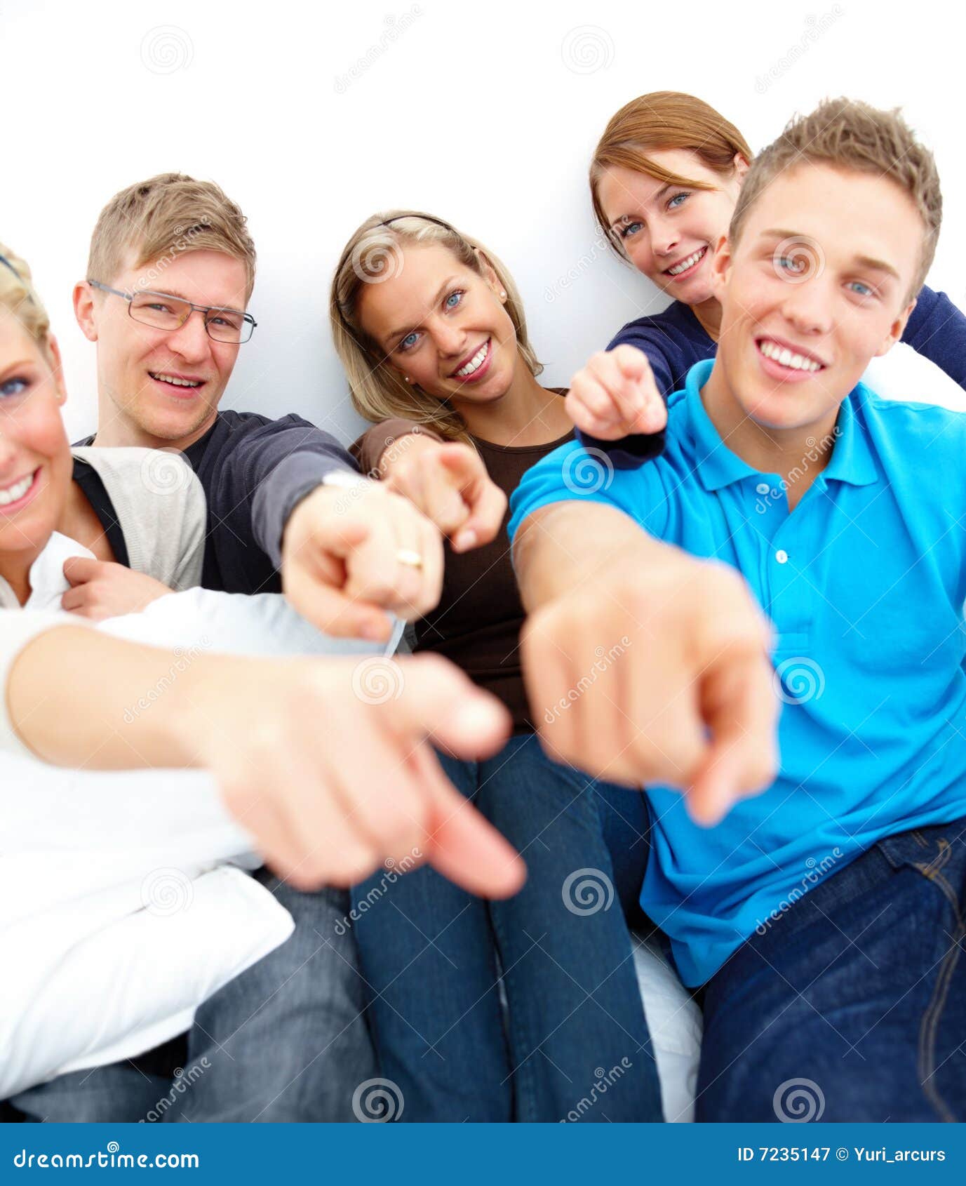 It Was You - People Pointing Stock Image - Image of blond, adult: 7235147