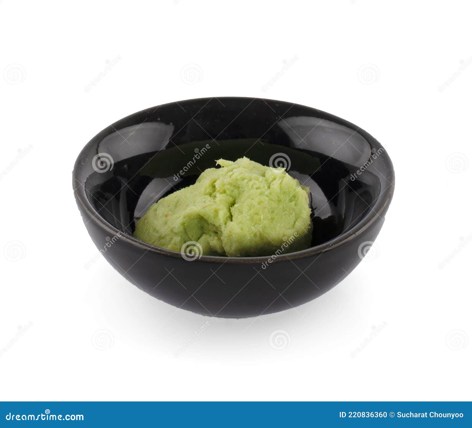 Wasabi Isolated on White Background Stock Photo - Image of fresh, macro ...