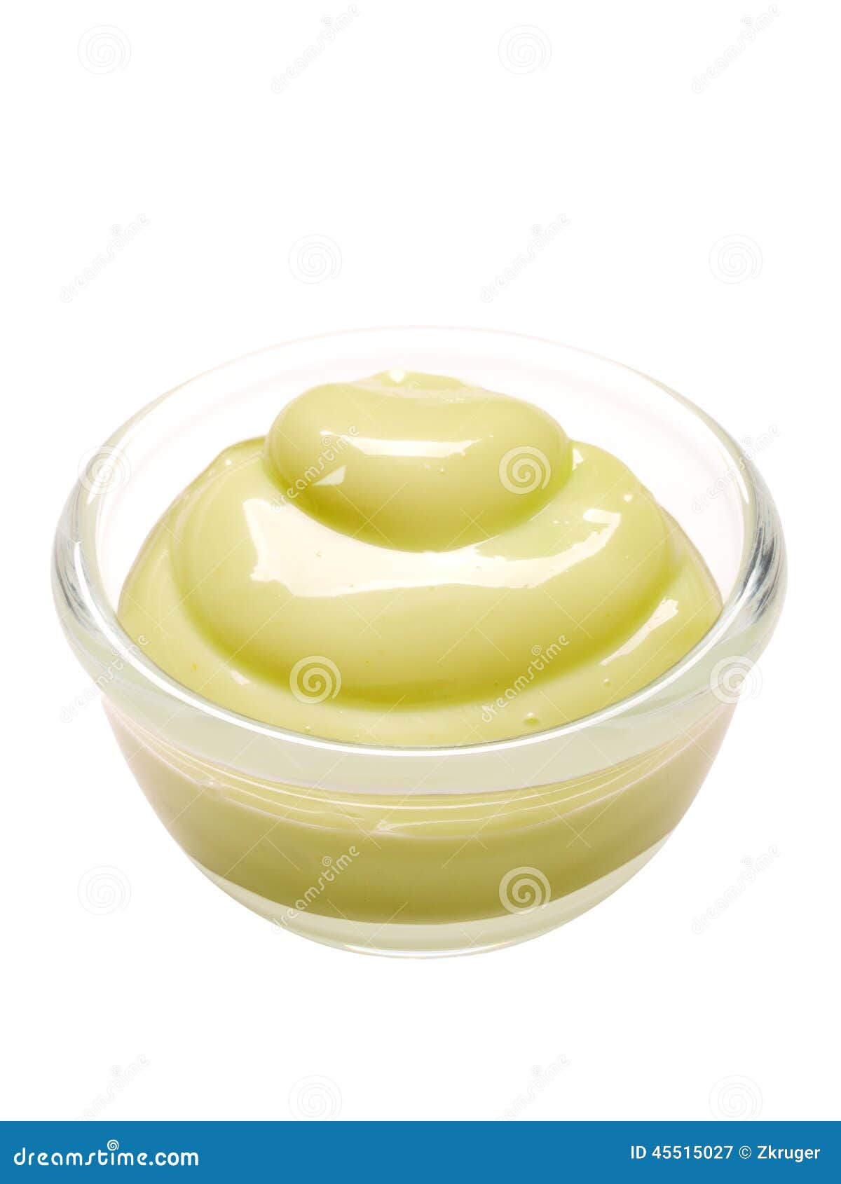 Wasabi mayonnaise isolated stock image. Image of thick - 45515027
