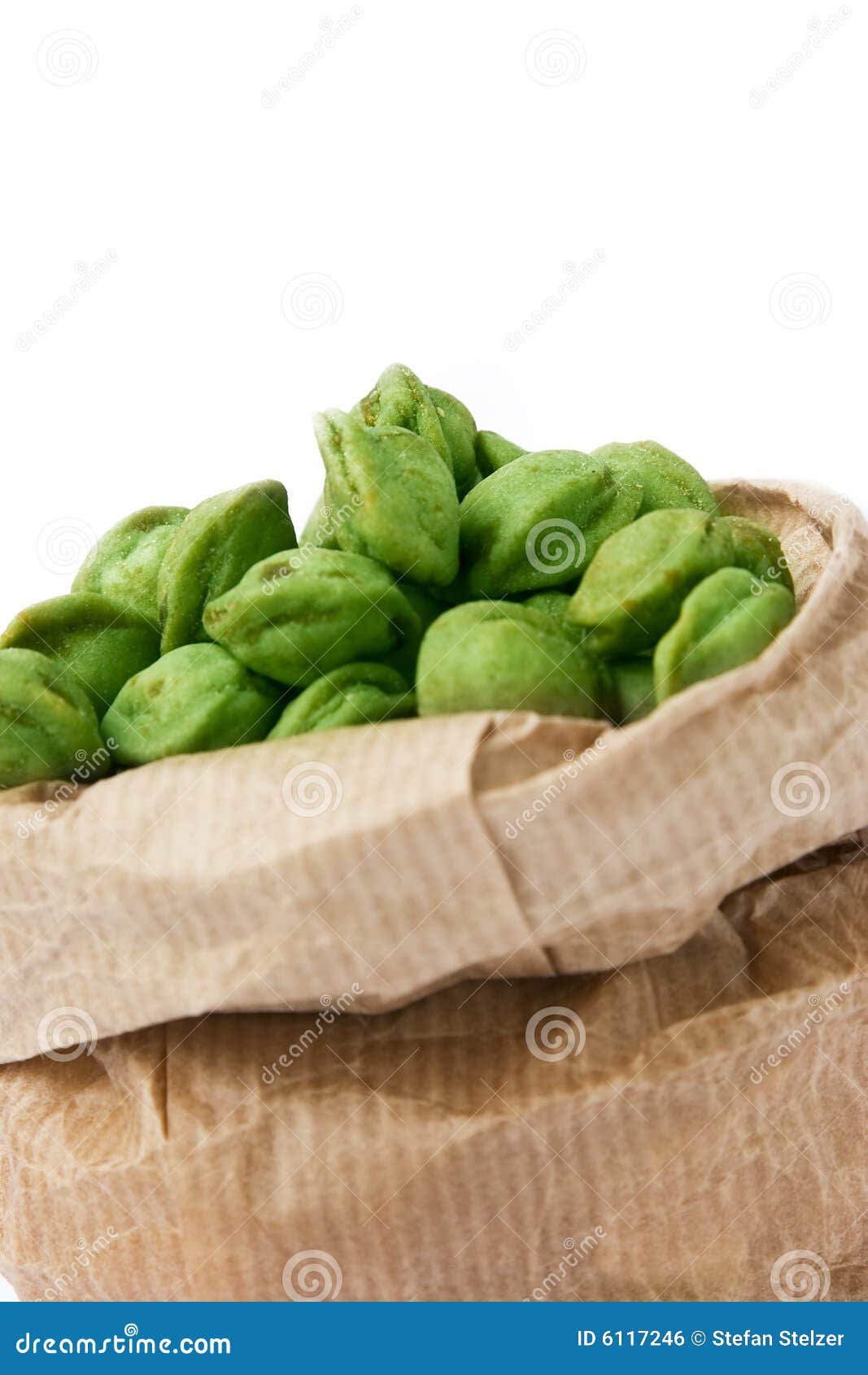 Wasabi Nuts stock photo. Image of asia, nuts, paper, paperbox - 6117246