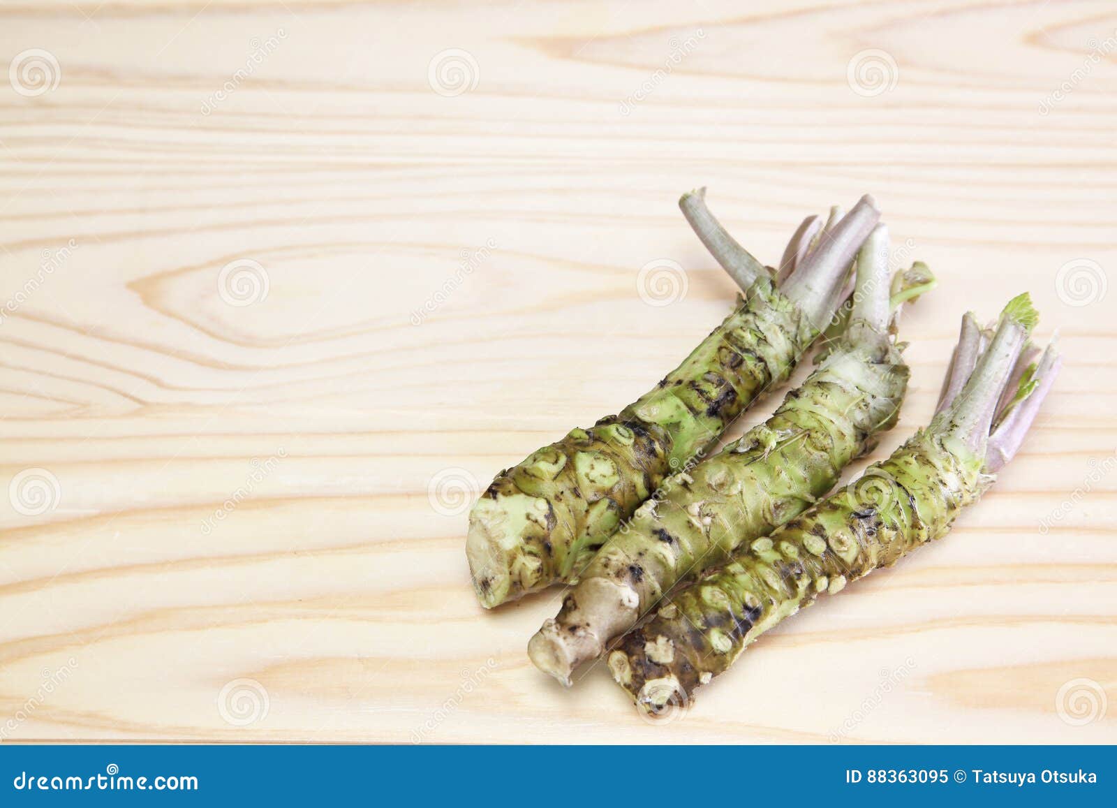 Wasabi in a Wooden Background Stock Image - Image of asian, spice: 88363095