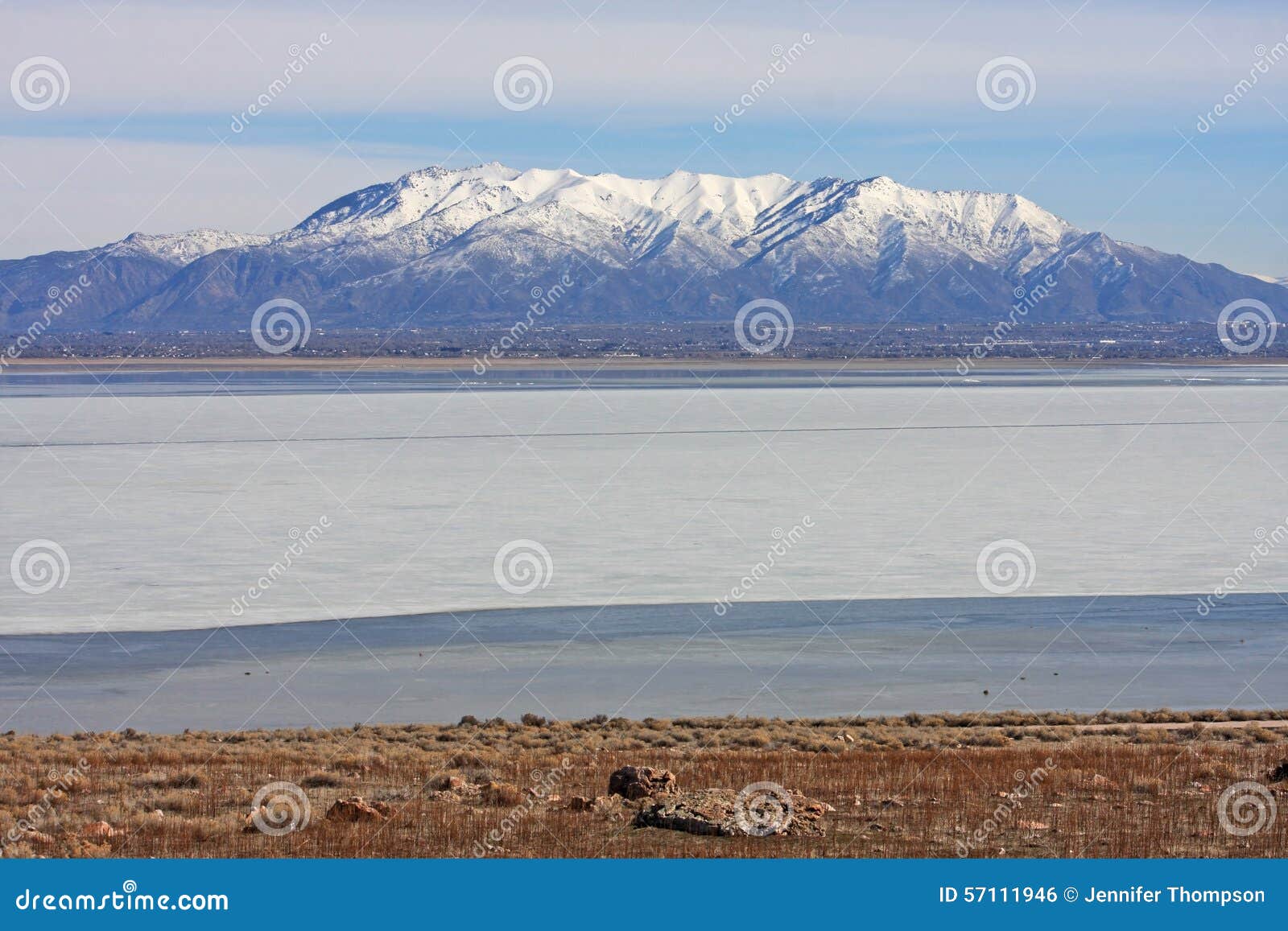 Wasatch Front Mountains, Utah Stock Photo - Image of utah, shore: 57111946