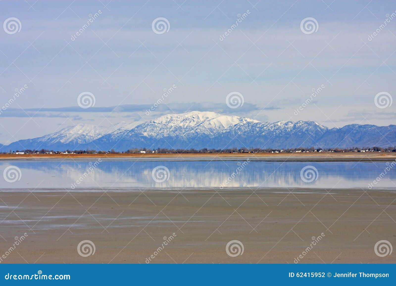 Wasatch Front Mountains, Utah Stock Photo - Image of beach, shore: 62415952