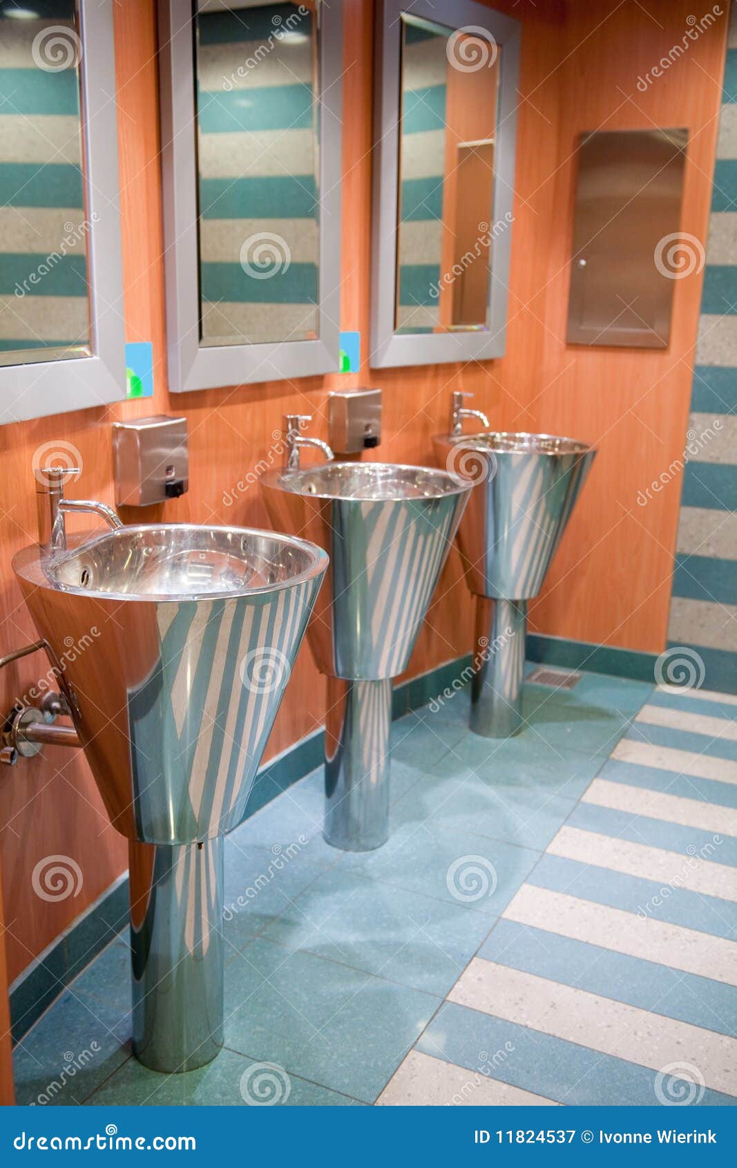 Wash Basins in the Bath Room Stock Image - Image of bathroom, hygiene ...