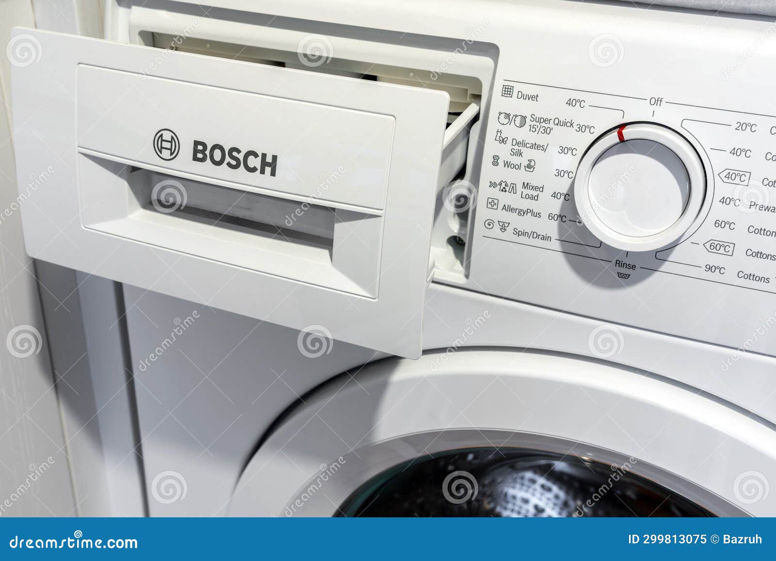 Wash Clothes in a Bosch Washing Machine. Laundry Editorial Image ...