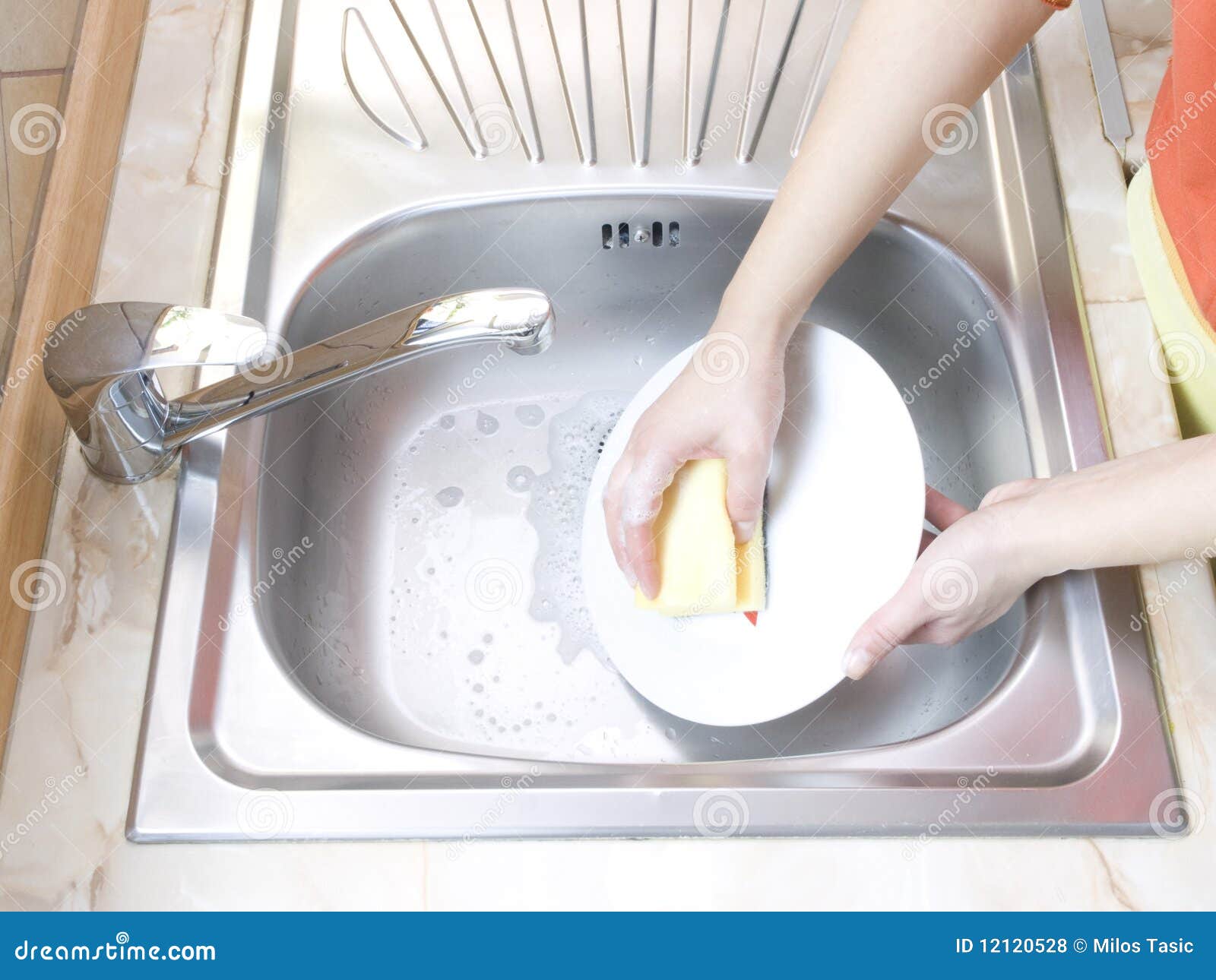 Wash the dishes stock photo. Image of clean, cleaning - 12120528