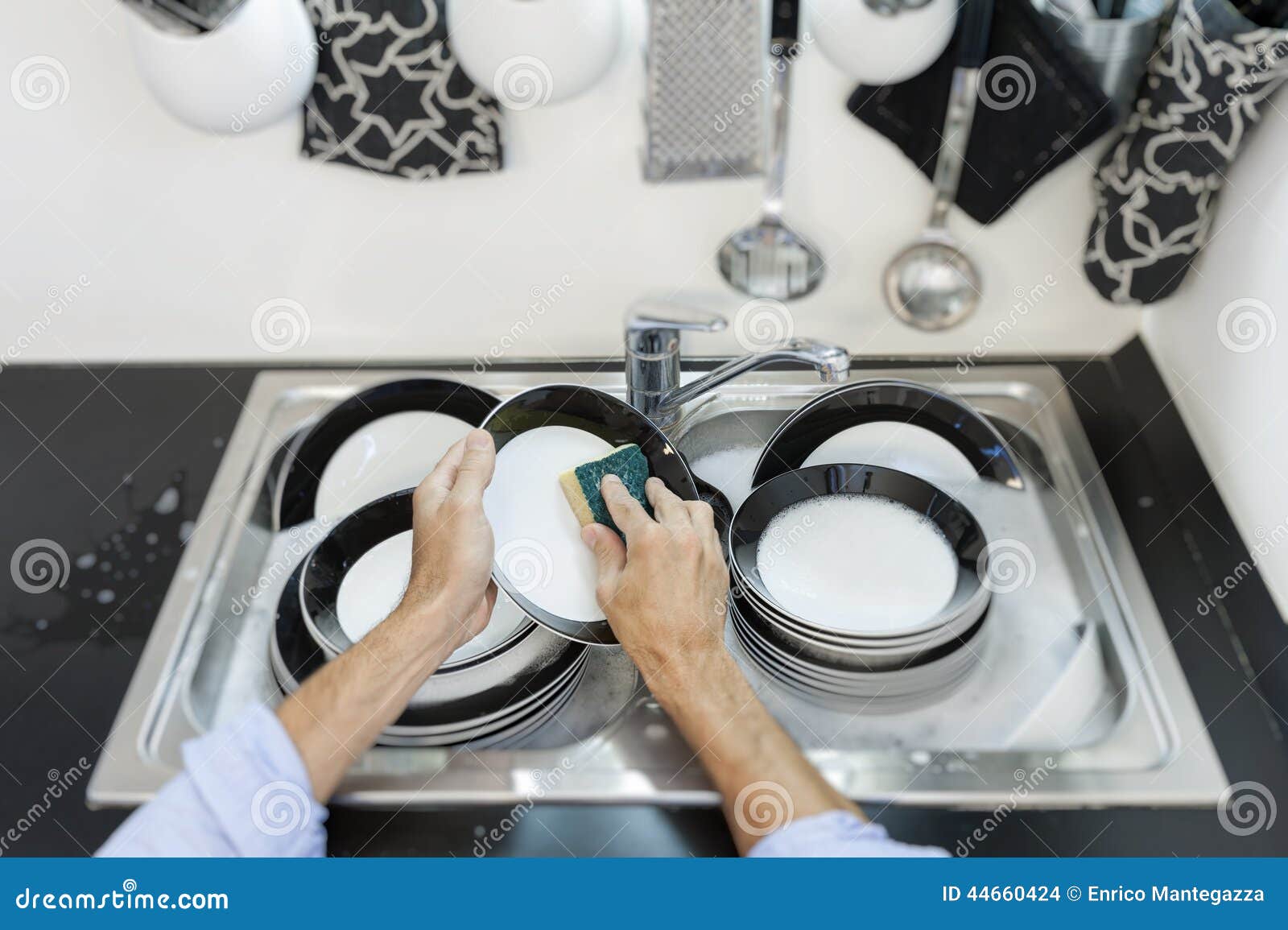 Wash the dishes stock photo. Image of servant, clean - 44660424