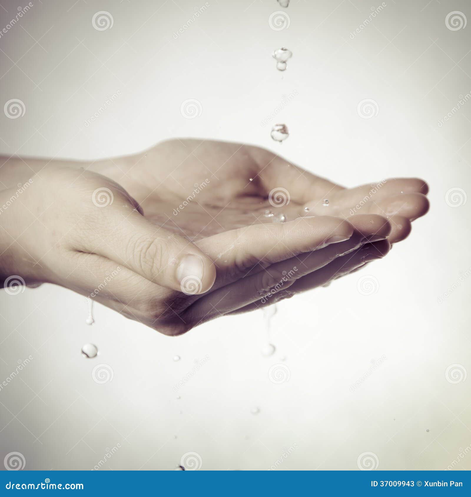 Wash hand stock image. Image of human, aqua, catching - 37009943