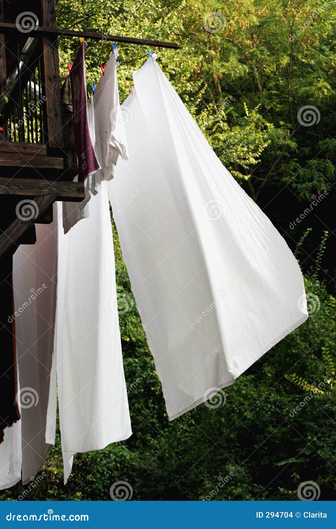 Wash Hanging stock photo. Image of clothespin, scene, green - 294704