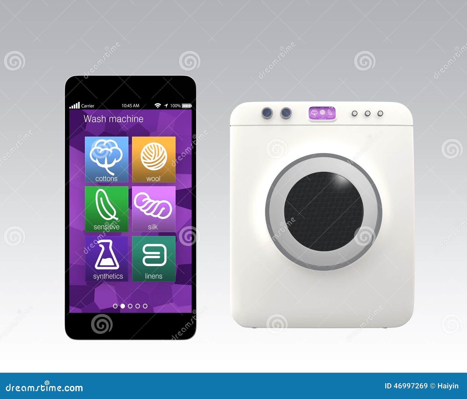 Wash Machine Controlled by Smart Phone. Concept for Internet of Things ...