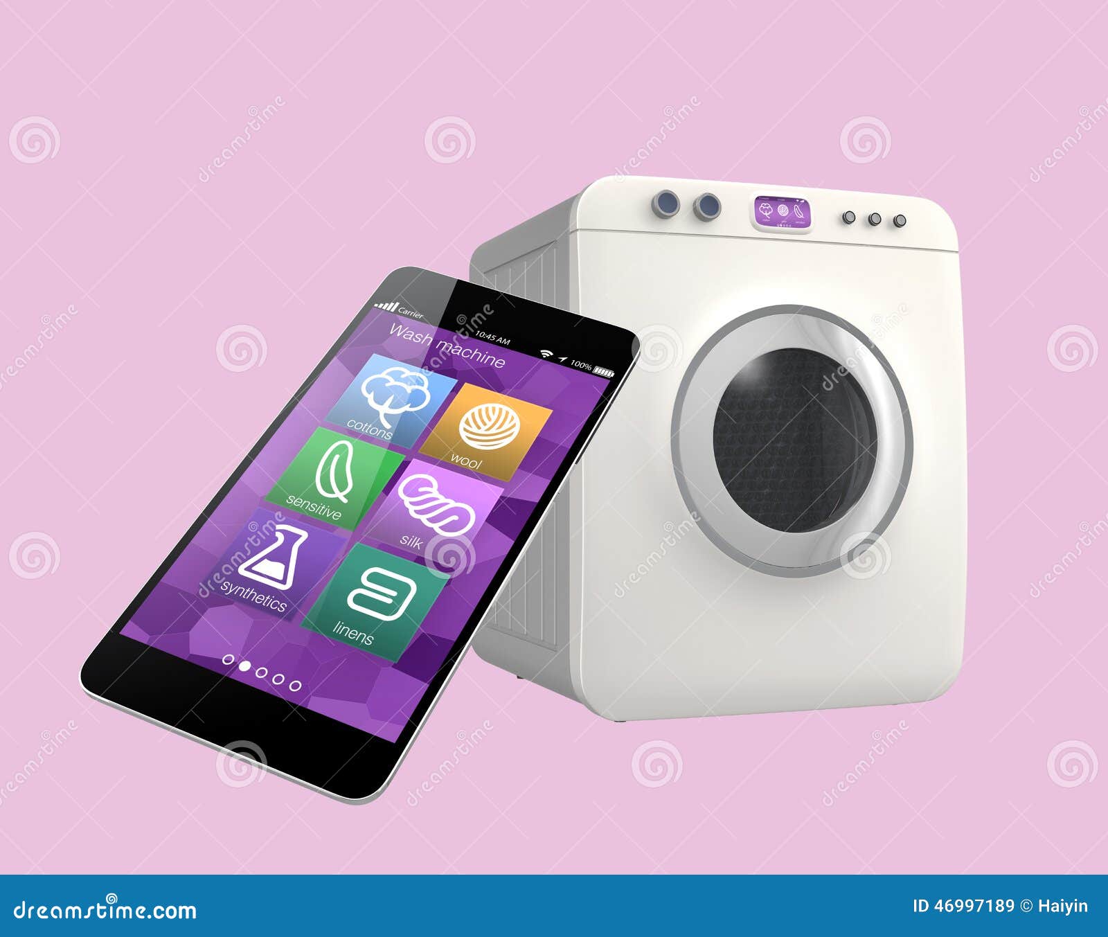Wash Machine Controlled by Smart Phone. Concept for Internet of Things ...