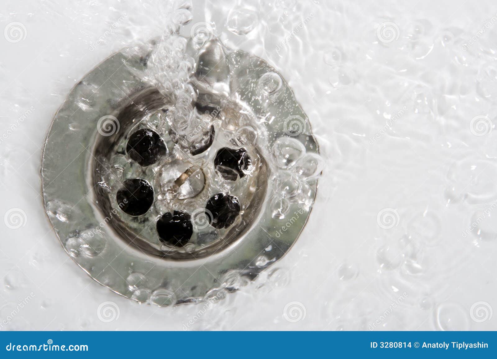 Wash-out Water with Bubbles Stock Photo - Image of restroom, sink: 3280814