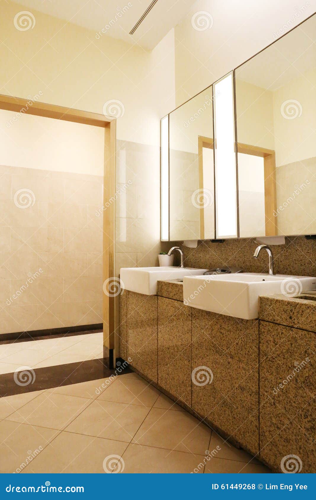 Men Wash Room Or Toilet Having Wash Basin Granite Finished Counter ...