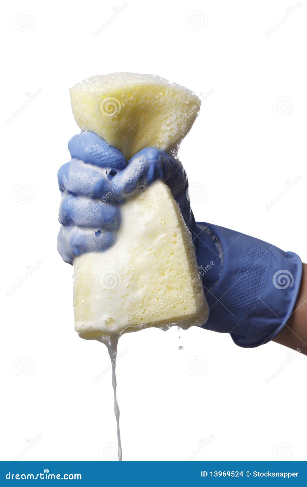 Wash time! stock photo. Image of chore, rubber, isolated - 13969524