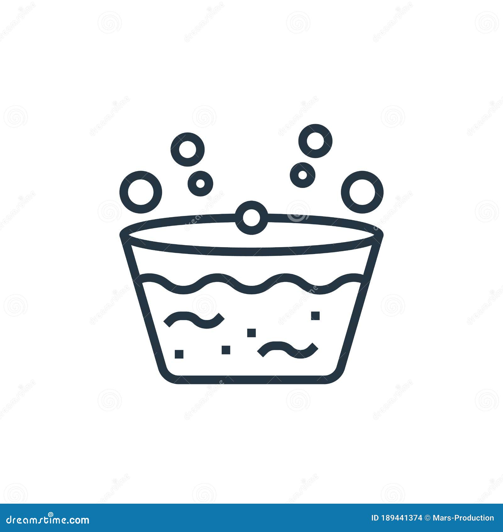 Wash Vector Icon Isolated on White Background. Outline, Thin Line Wash ...