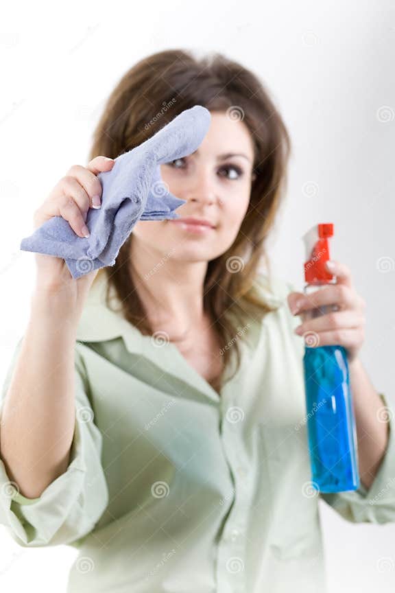 Wash-woman stock photo. Image of clean, maid, young, female - 5267702