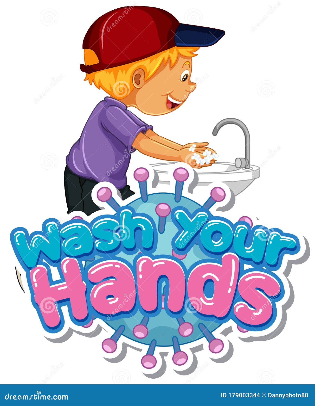 Wash Your Hands Poster Design with Boy Washing Hands Stock Illustration ... Wash Your Hands Poster Design with Boy Washing Hands Stock Illustration ...