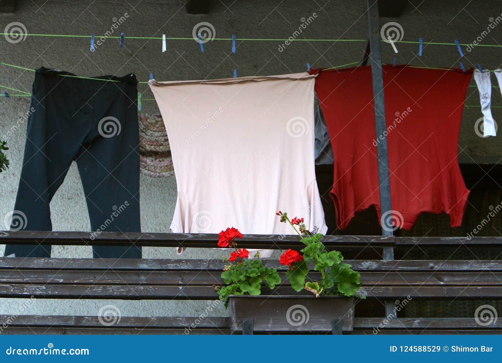 Washed clothes stock image. Image of washed, structure - 124588529