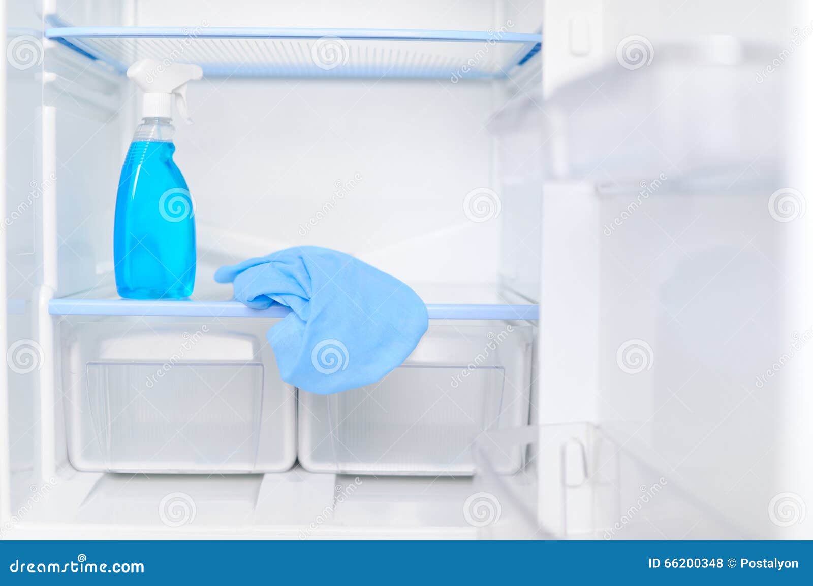 Washed the Fridge with Soapy Liquid and a Rag. Stock Photo - Image of ...