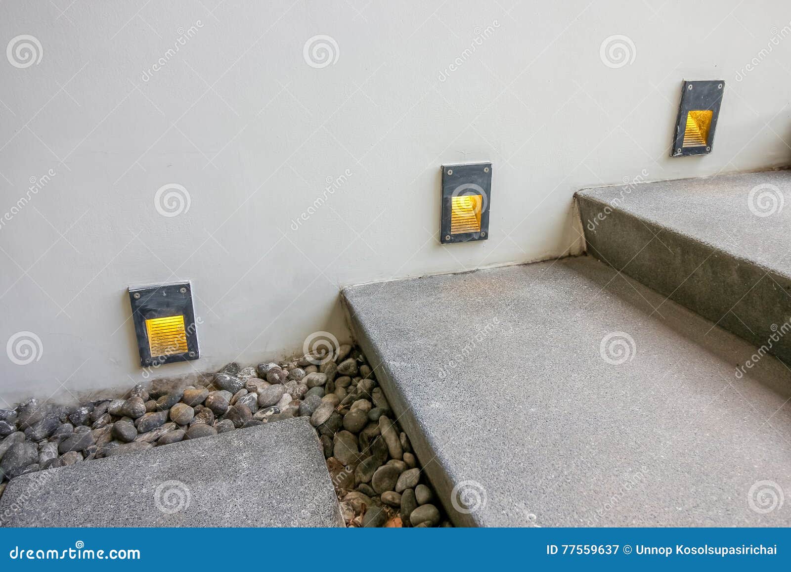 Washed Gravel Stone Staircase Step Up Ladder Royalty-Free Stock Photo ...