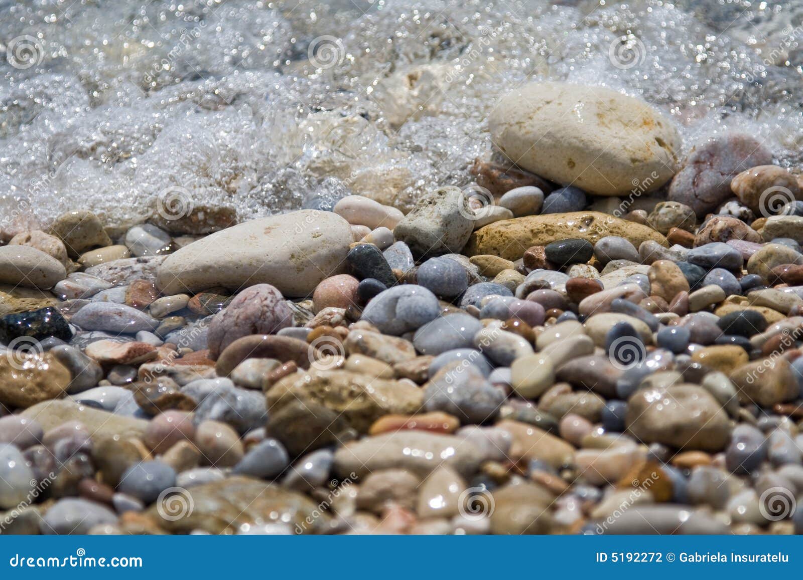 Washed out pebbles stock photo. Image of stone, match - 5192272